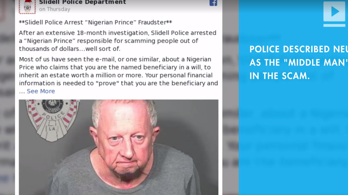 Nigerian Prince Email Scammer Arrested In Louisiana