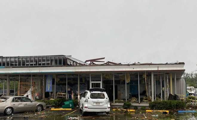 Slidell Louisiana struck by EF-2 tornado