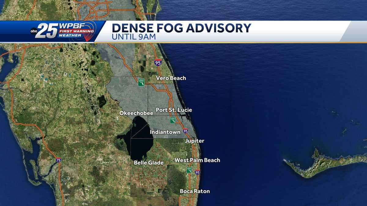 Tracking Dense Fog In South Florida