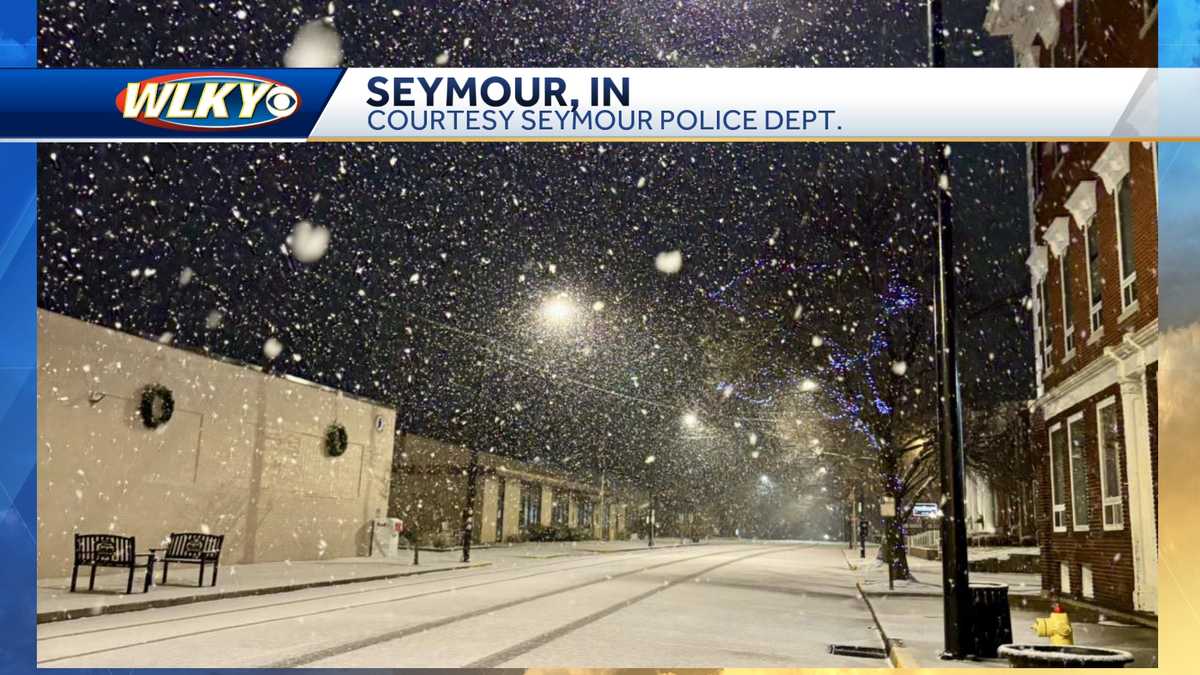 Weather system moves out leaving some snow in southern Indiana