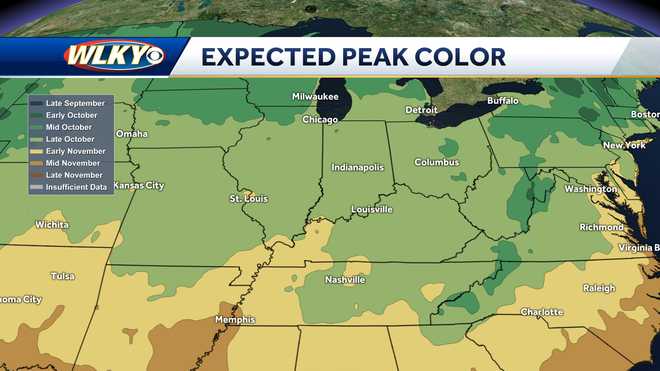 Fall leaves: When will colors peak in the Louisville area?