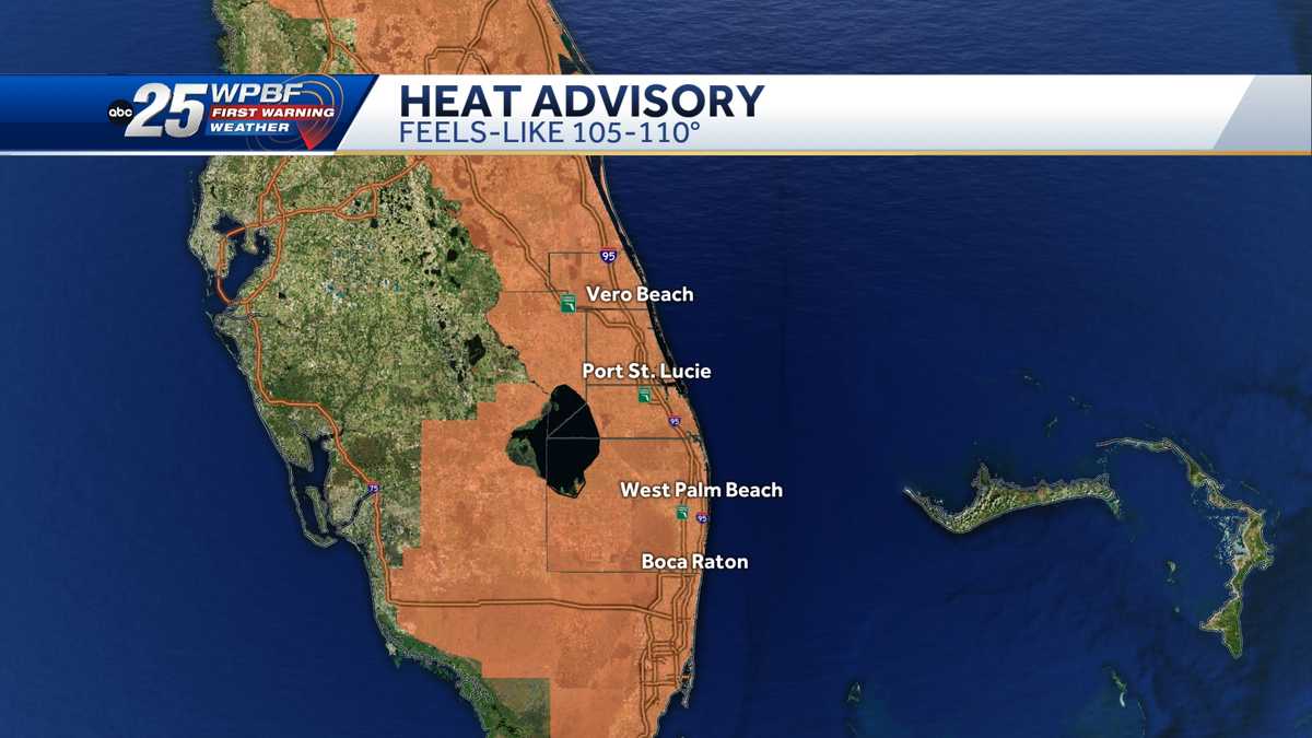 Heat advisories for South Florida