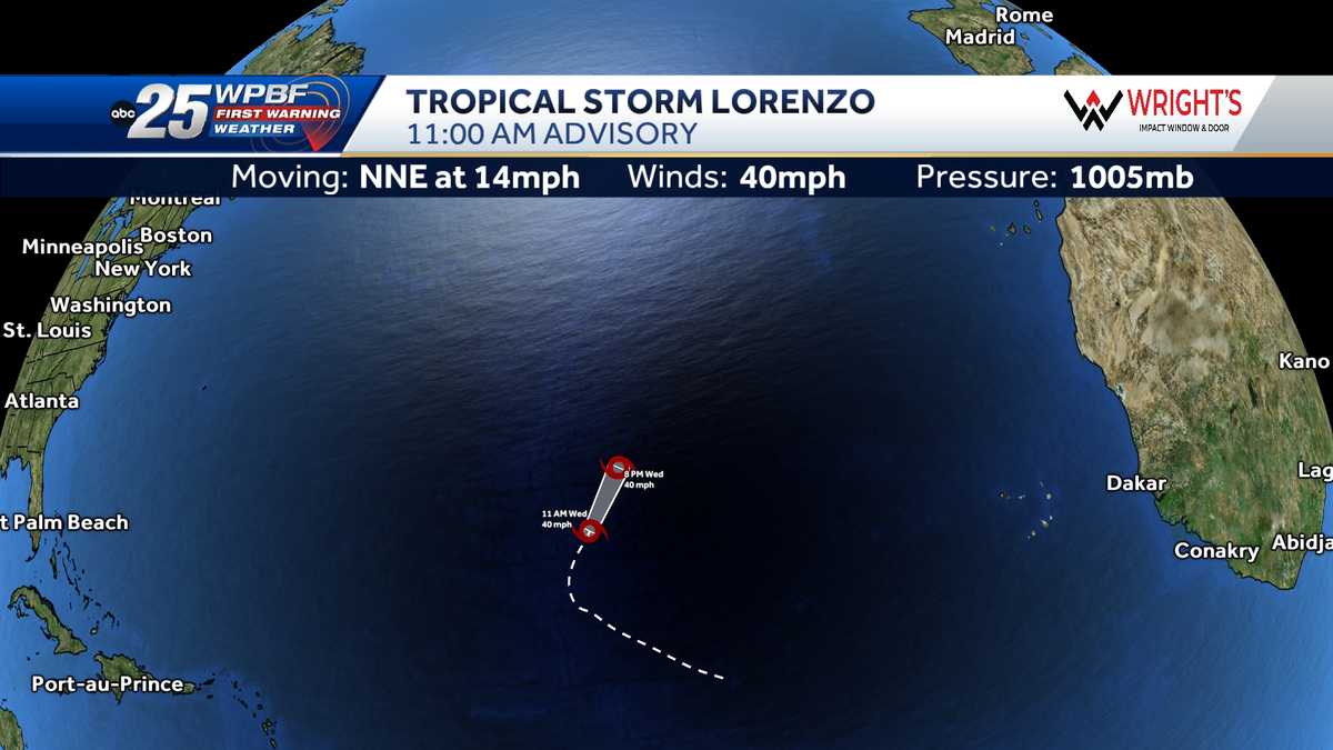 Tracking Lorenzo: Computer models and maps
