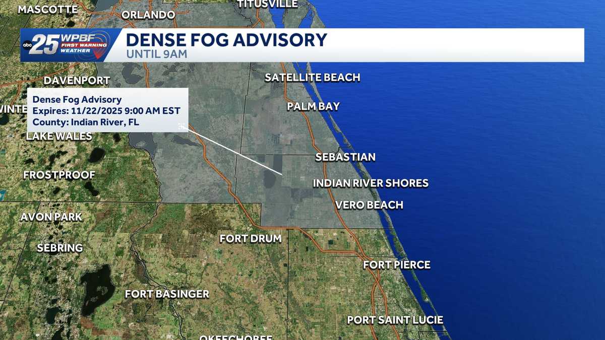 Dense fog advisory