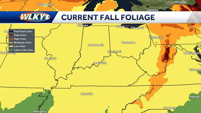 Fall leaves: When will colors peak in the Louisville area?