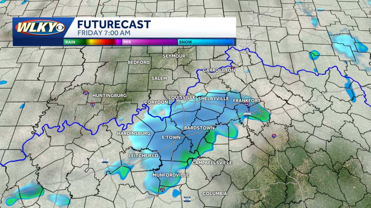 Winter is back: Cold temps and light snow, icy spots through the weekend