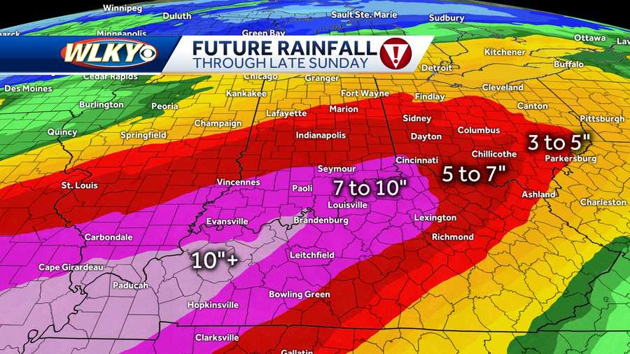 Louisville forecast: 4 maps break down severe weather