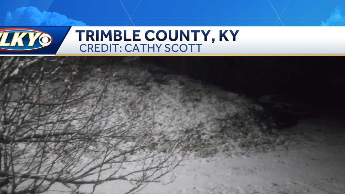 PHOTOS: A look at some of the snowfall across Kentucky, southern Indiana