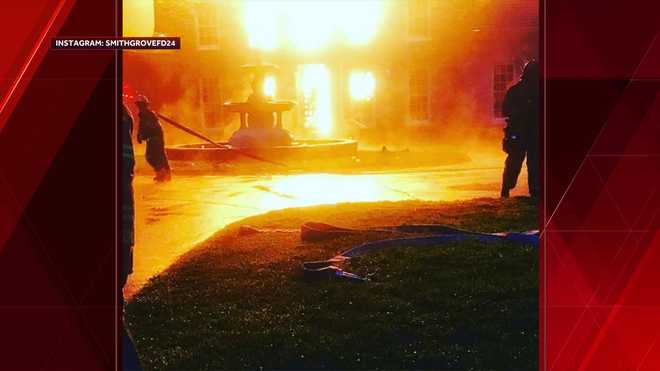 Lightning sparked house fire in Clemmons