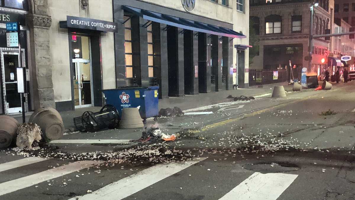 Pittsburgh officials say they believe protest 'violence was committed ...