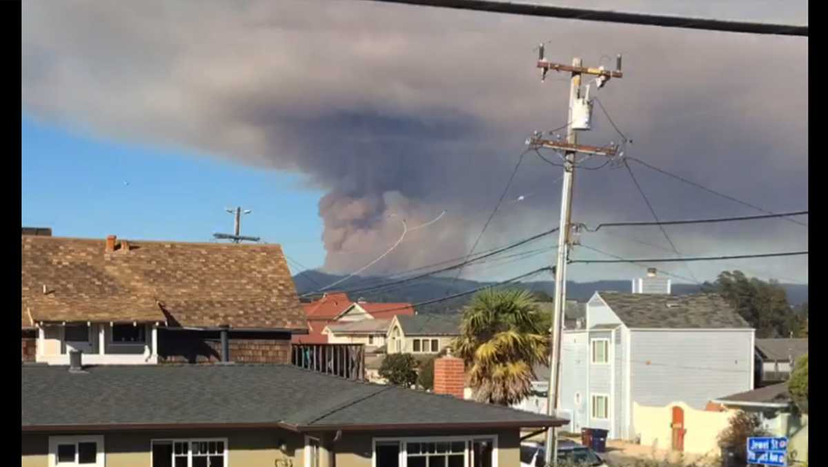 TIMELAPSE VIDEO: First day of Loma Fire