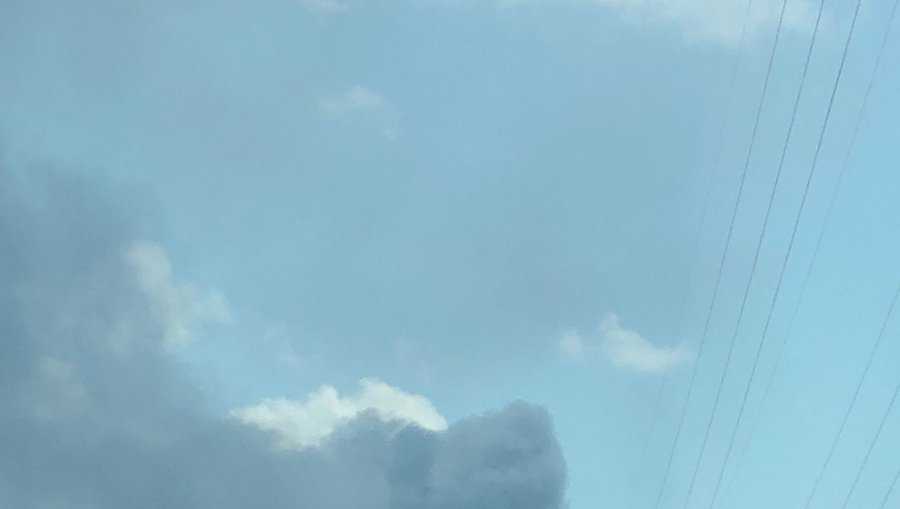 Smoke fills air after fire breaks out at Lower Ninth Ward recycling center