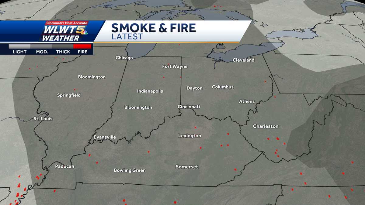 Air quality: Wildfire smoke to thicken over Cincinnati before we see ...