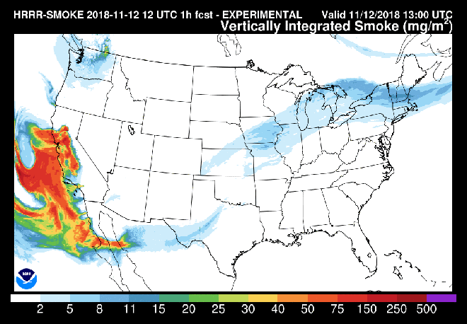 Some small smoke plumes from California wildfires reach New Hampshire