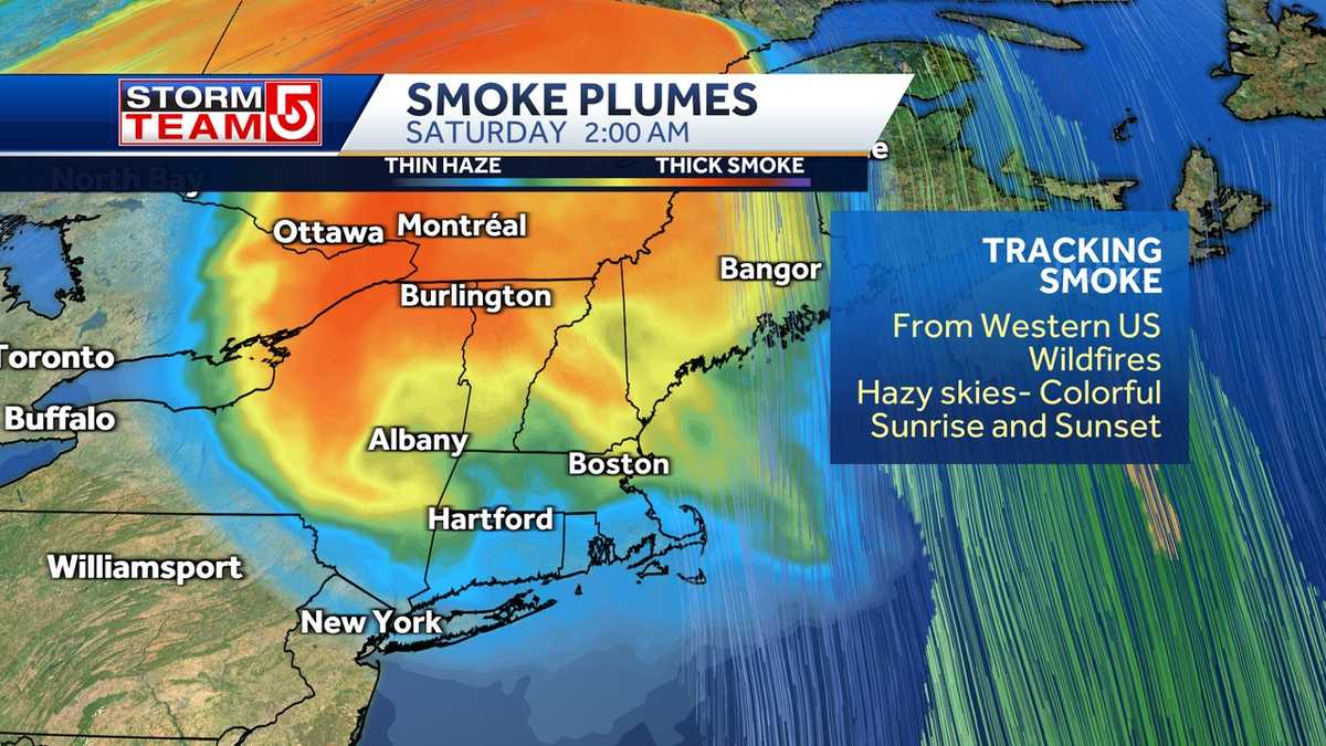 Here's why haze is expected to color New England skies