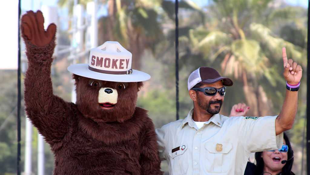 Forest Fire prevention icon Smokey Bear turns 75