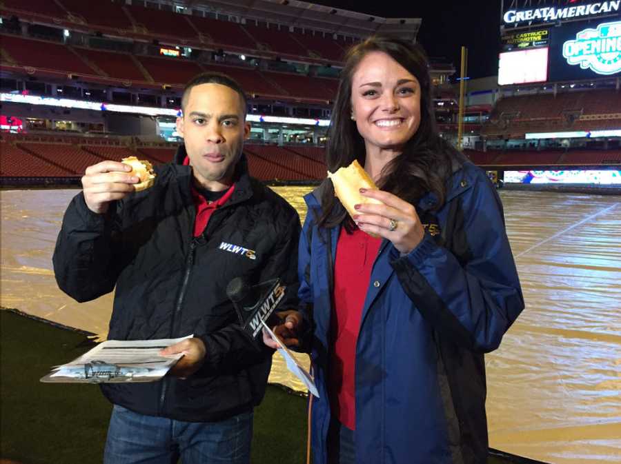 PHOTOS: Behind the scenes at Cincinnati Reds Opening Day