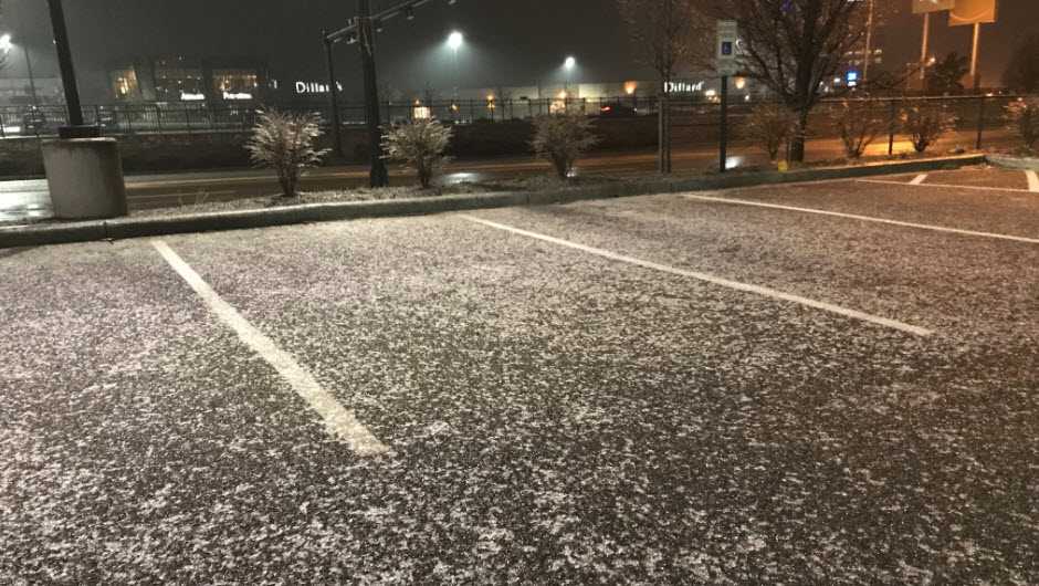 Southern, eastern counties see light snow, ice accumulation