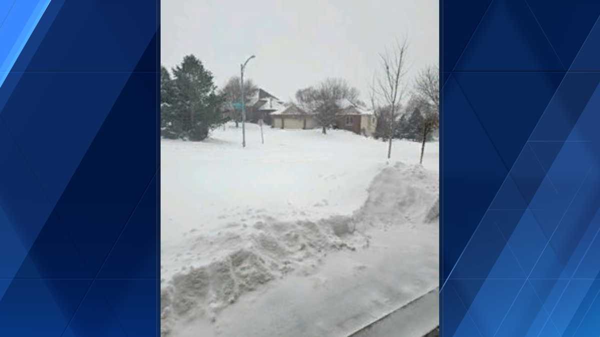 Nebraska, Iowa: Snowfall totals, road conditions