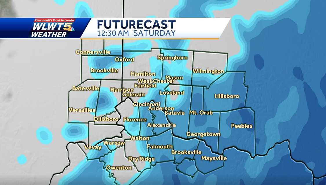 HOUR BY HOUR: When snow will move through Cincinnati