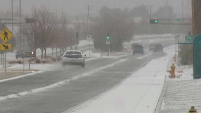 New Mexico storm affecting areas very differently