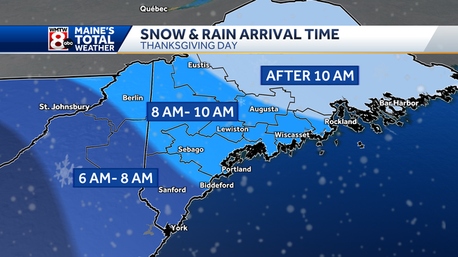Tracking Maine's first snowstorm of the season