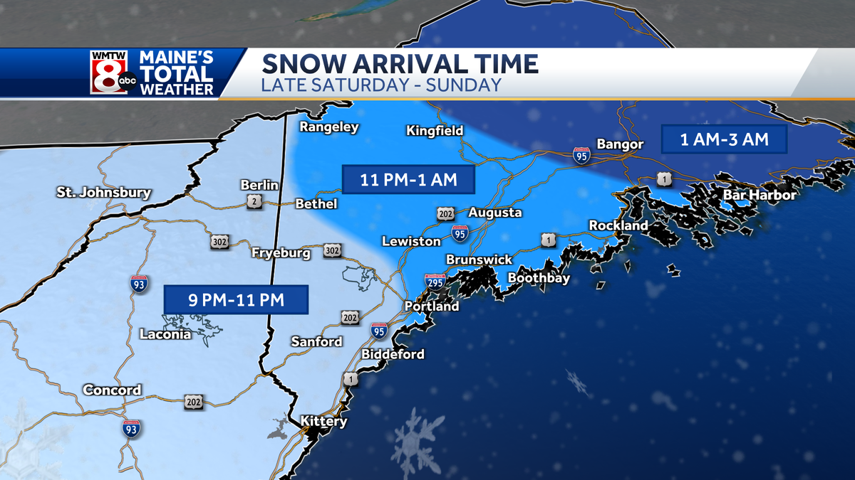 Maine snowstorm: Winter storm watch issued ahead of weekend
