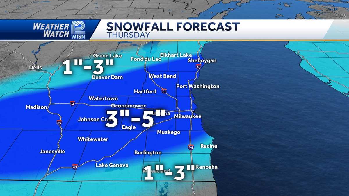Forecast: Windy Wednesday but a snowy Thursday