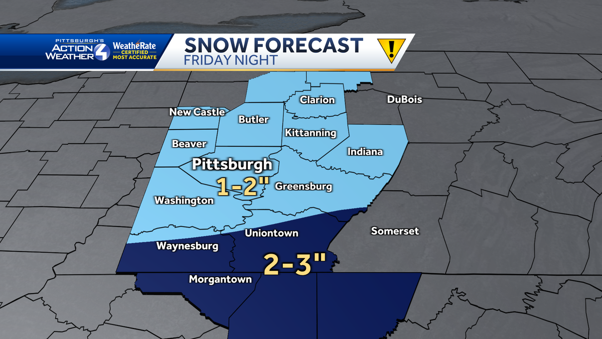 A Break from Flakes Now, More Snow Arrives Friday Night