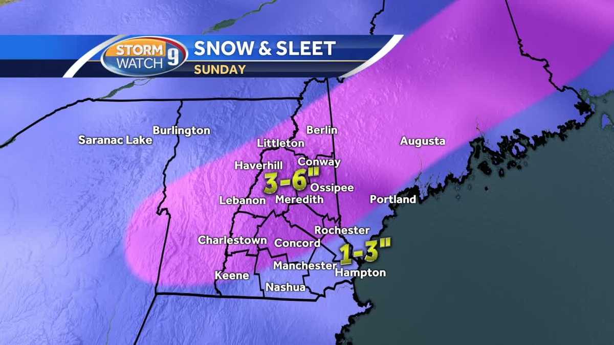 Winter storm moves through this weekend