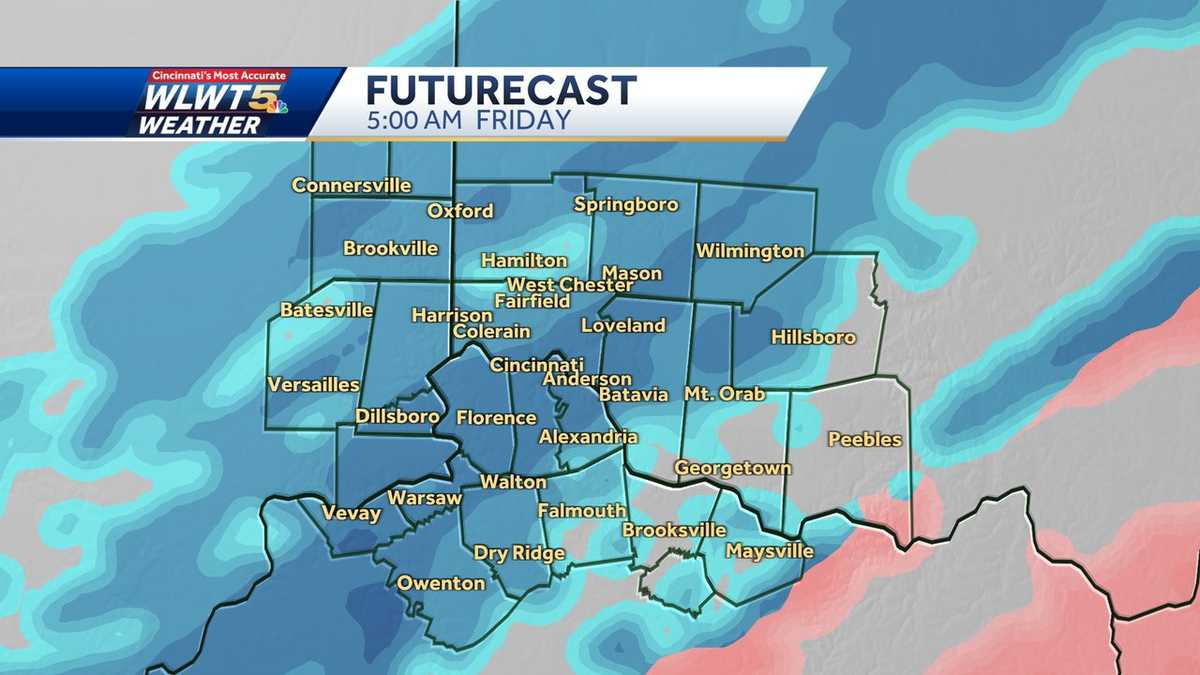 Major winter storm: Freezing rain, sleet, snow in Cincinnati