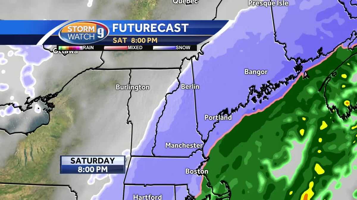 Hour-by-hour: Track projected snow timeline