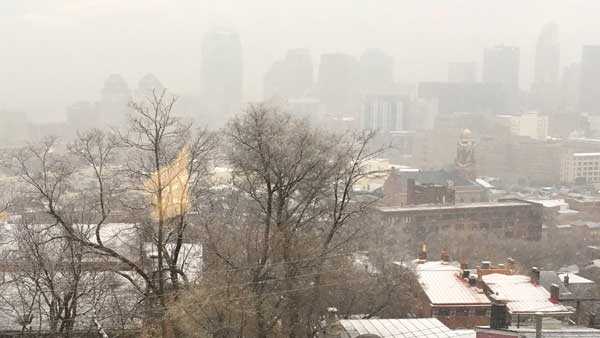 TIMELINE: How much snow to expect Saturday