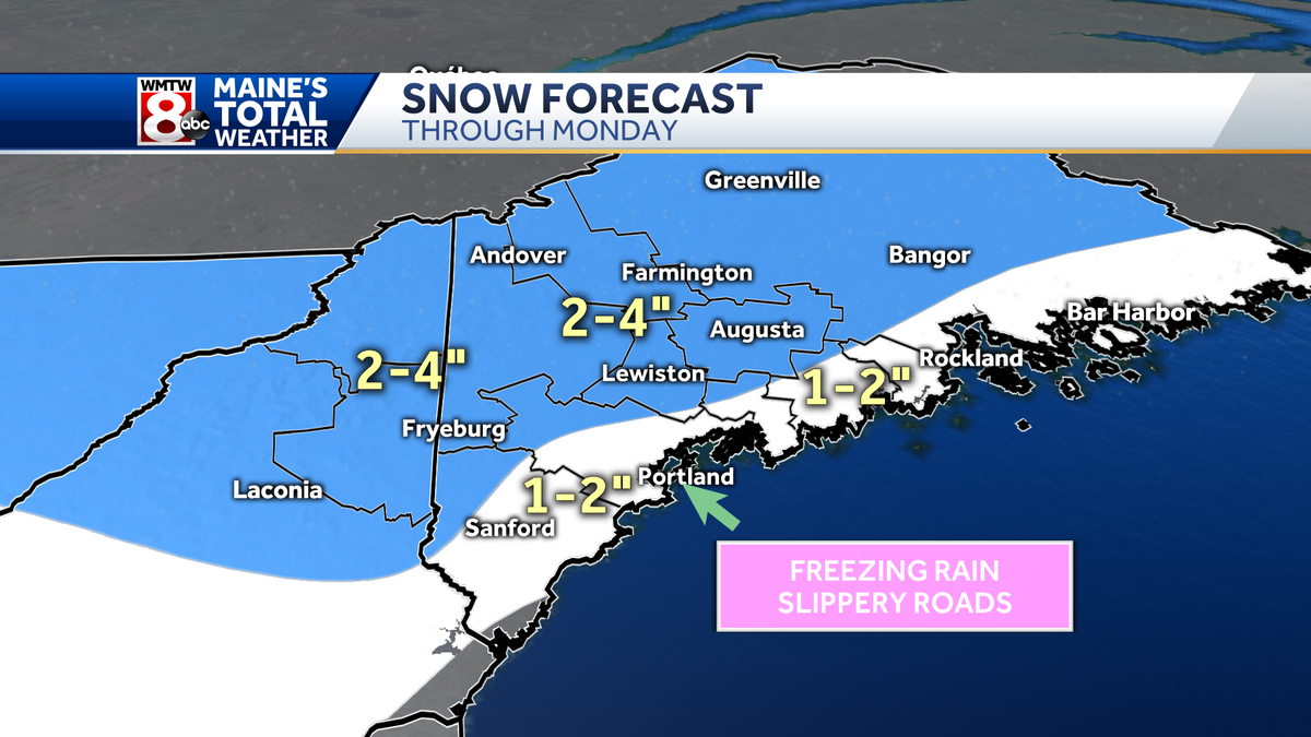 Impact Weather: Light snow, freezing rain for Monday commute