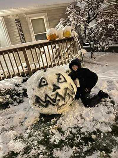 Southeastern Wisconsin gets 2nd highest amount of snow on Halloween ...