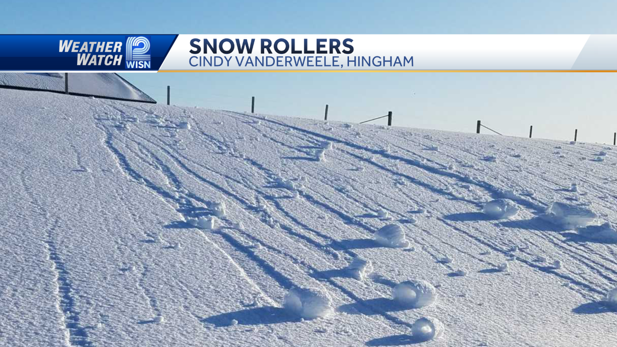 Weather Wise: About those snow rollers seen in Fond Du Lac, Sheboygan ...