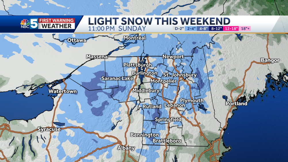 Subzero temperatures Friday night before some light snow showers this ...