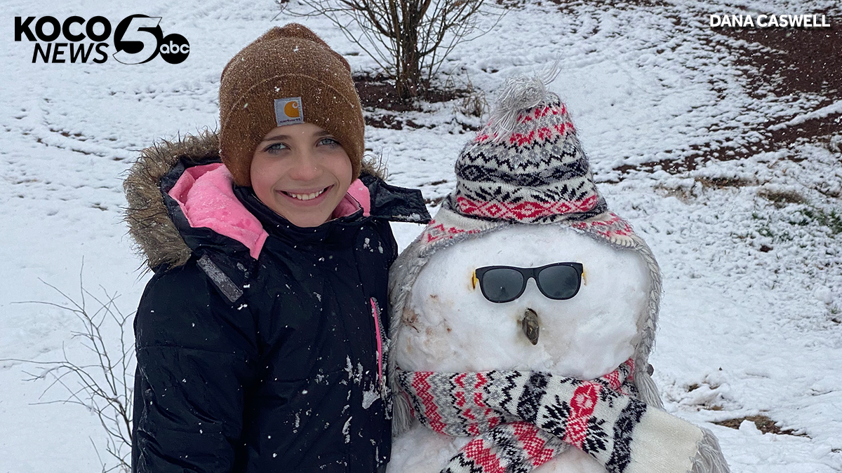 GALLERY: Fun in snow after winter storm moves through Oklahoma