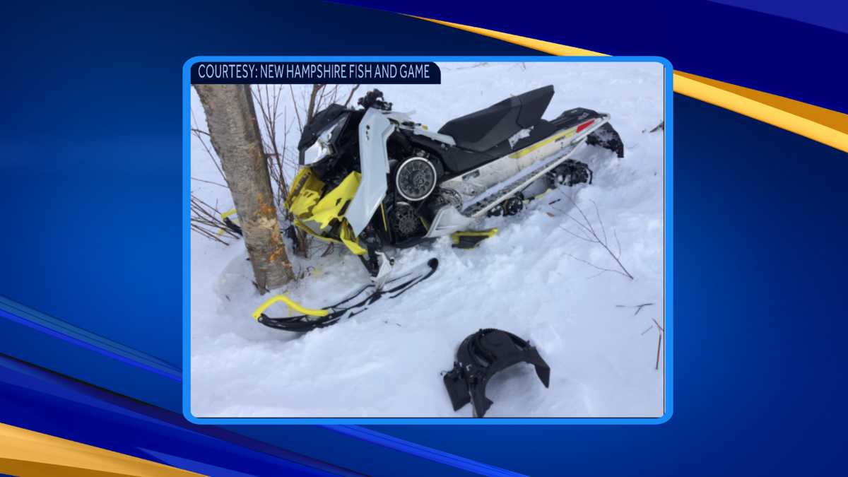 Man seriously hurt after hitting tree in snowmobile accident
