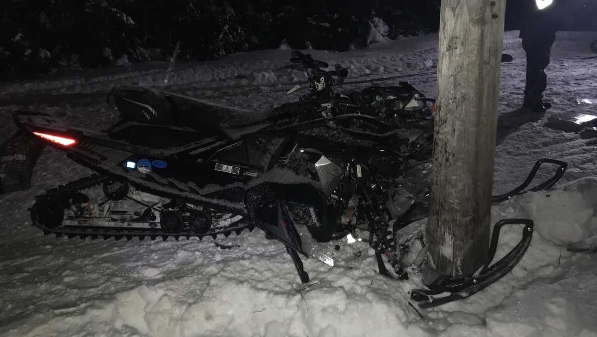 Man killed in Maine snowmobile crash Man killed in Maine snowmobile crash