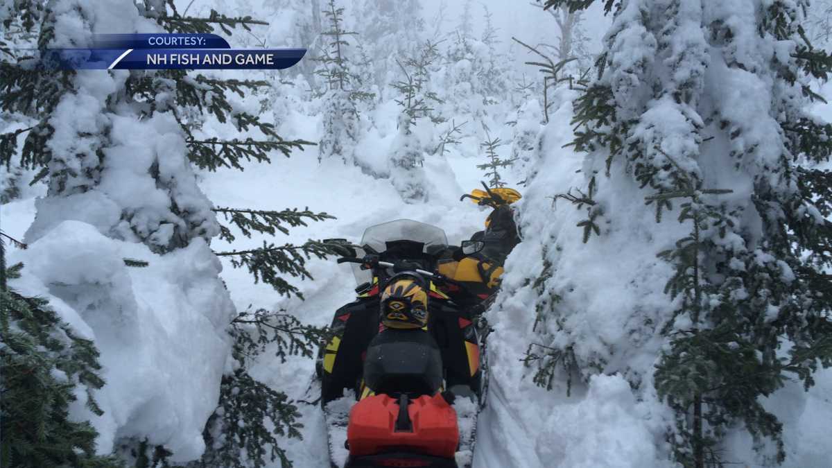 Fish and Game officials rescue snowmobilers in Pittsburg