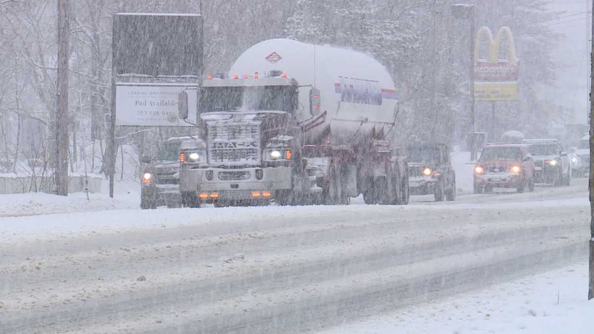Maine snow totals from early spring storm on March 24, 2025