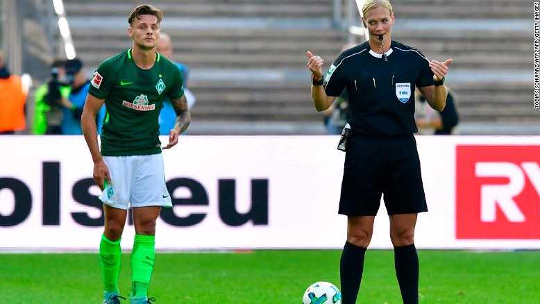 Football's pioneering woman referee