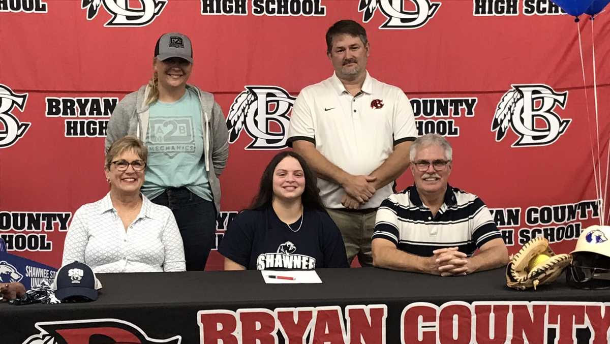 Bryan County's Mackenzie Bailey signs with Shawnee State