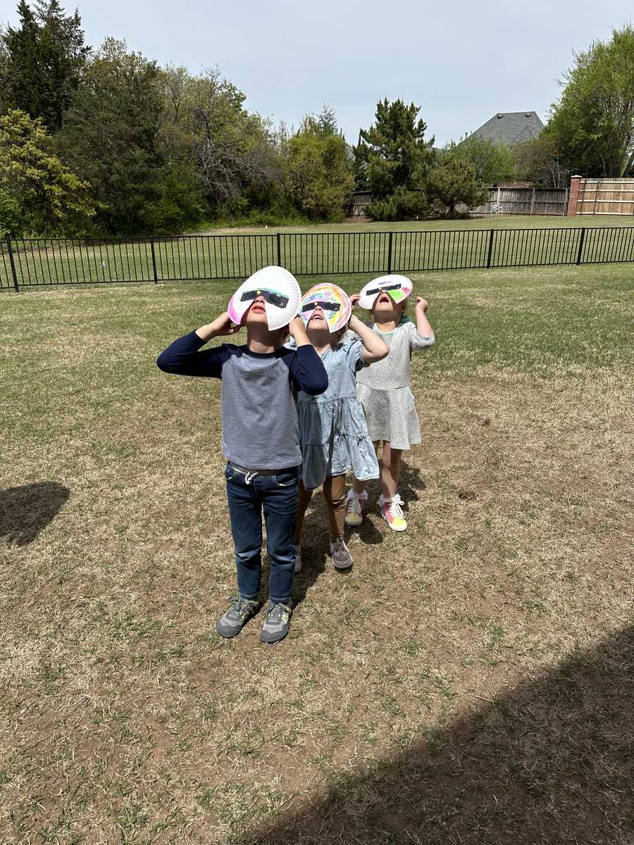 GALLERY: Watching the solar eclipse above Oklahoma's sky