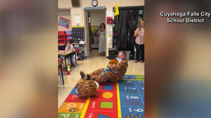 WATCH: Ohio soldier surprises son at school after year-long deployment