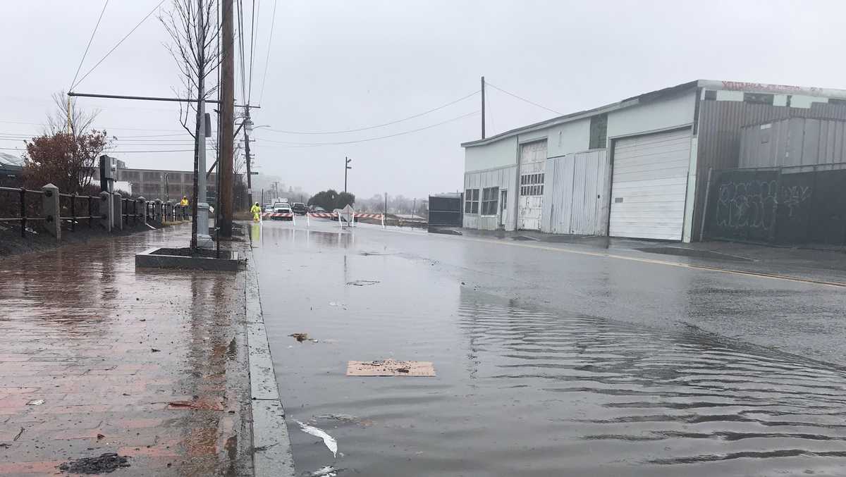 A storm is bringing heavy rain and snow to much of Maine on Friday.