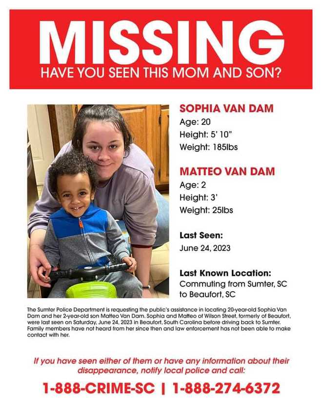 FBI: Missing South Carolina mom, toddler may be in Beaufort County