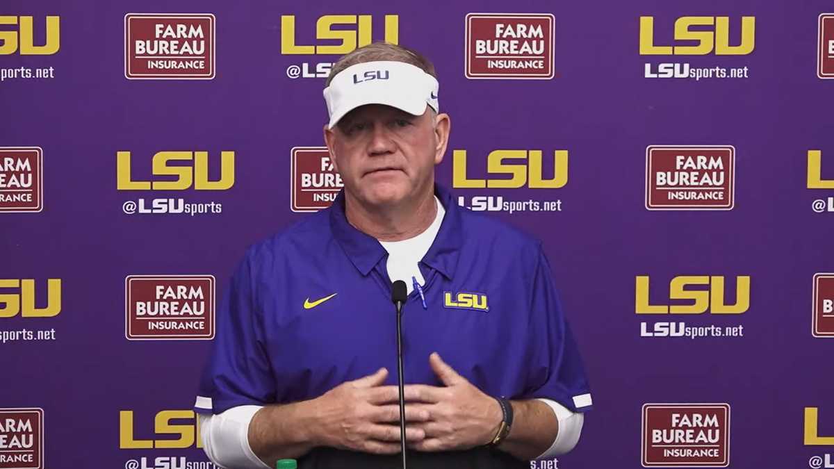 WATCH NOW: LSU’s Kelly frank about uncertainty as camp kicks off