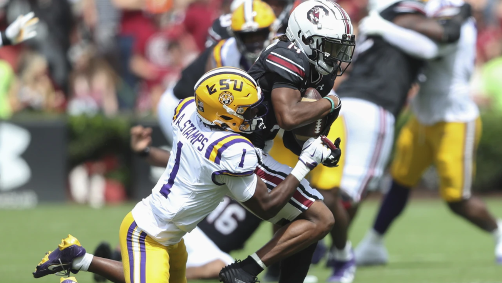 Williams’ late touchdown rescues No. 16 LSU in 36-33 win at South ...
